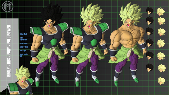 Second Life Marketplace - MM ( DBL ) Broly - DBS Film Edition v2.0