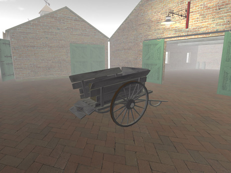 Second Life Marketplace - 2 wheeled farm tip cart