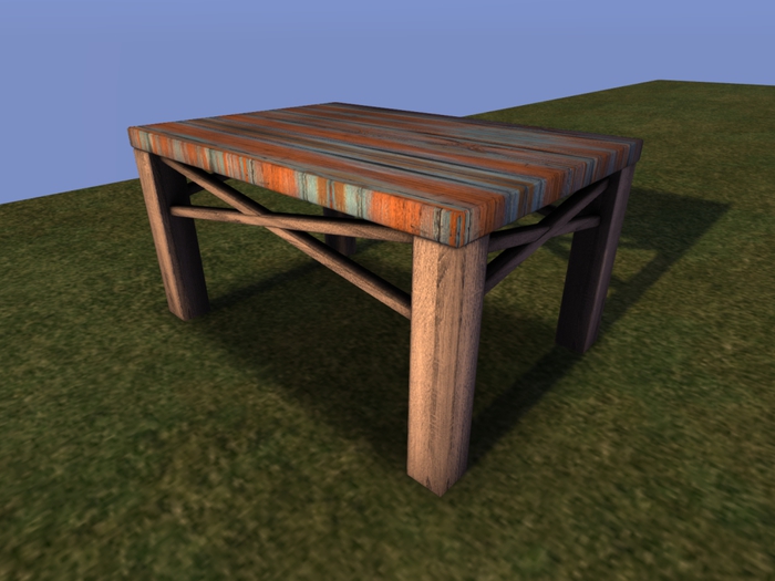 Second Life Marketplace - [SL]Mesh Table #1_2019 COPY/MOD - 1 Land Impact