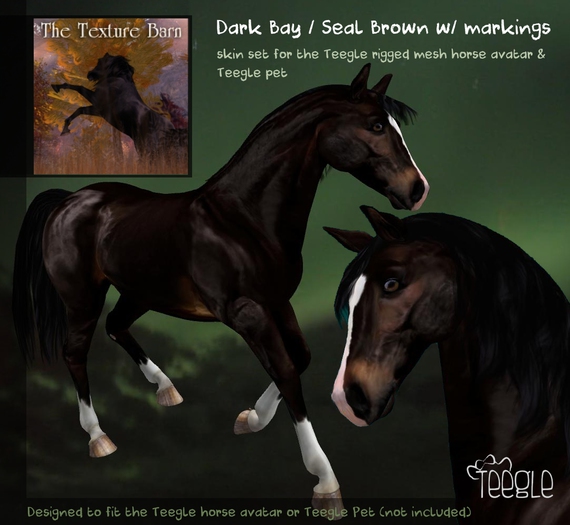 Second Life Marketplace - Teegle Texture Pack - Dark Seal Bay - Texture ...