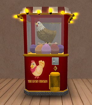 Second Life Marketplace - FUN ARCADE CHICKEN VENDING PRIZE MACHINE