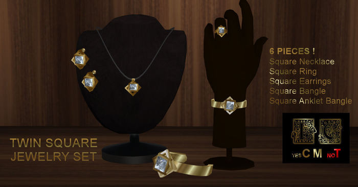 Second Life Marketplace - **PROMO** TWIN SQUARE SET
