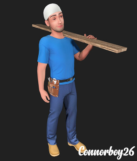 Second Life Marketplace - Mutresse-Bandaged-Mr FixIt HANDYMAN STATUE