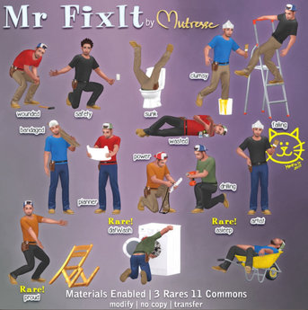 Second Life Marketplace - Mutresse-Bandaged-Mr FixIt HANDYMAN STATUE