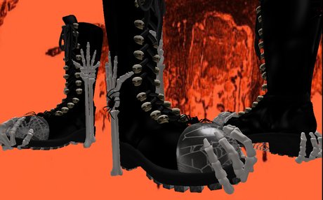 Second Life Marketplace - Grave Robber Boots Halloween