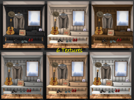 Second Life Marketplace - Coat Rack - Texture Coat Rack - Coat Rack