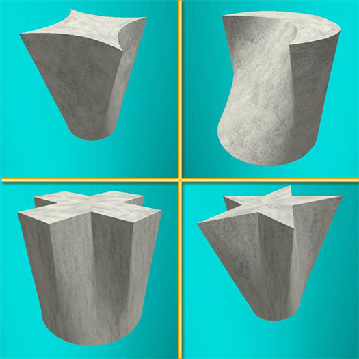 Second Life Marketplace - Morphed Shapes Set A - 45 Full Perms Sculpt ...