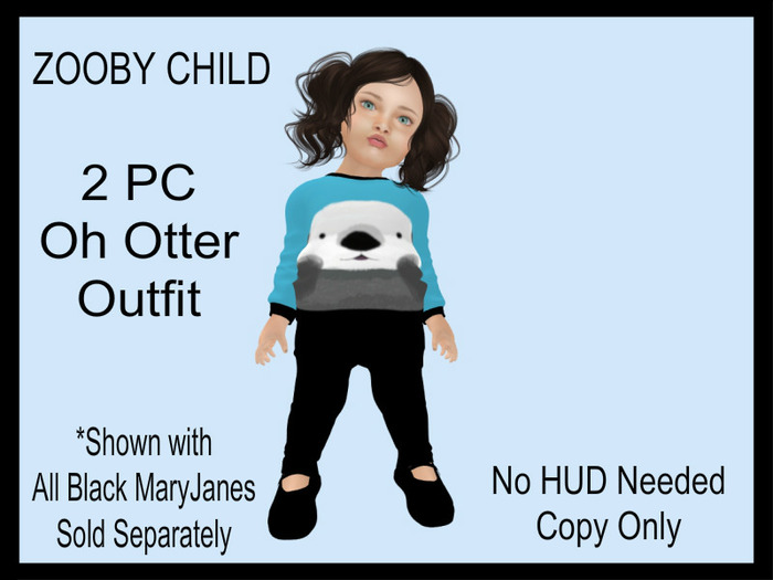 Second Life Marketplace - Steph-0-Bee's - Oh Otter (Zooby Child)