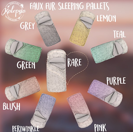 Second Life Marketplace - Kalopsia - Faux Fur Pallet - White RARE