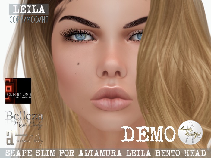 Second Life Marketplace - .:SB:.LEILA (AltamuraBa: LEILA Bento Head ...