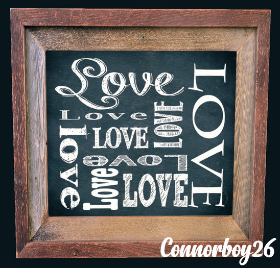Second Life Marketplace - LOVE PICTURE FRAME CHALK RUSTIC - Love Every ...