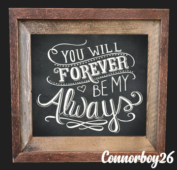 Second Life Marketplace - LOVE PICTURE FRAME CHALK RUSTIC - Forever My ...