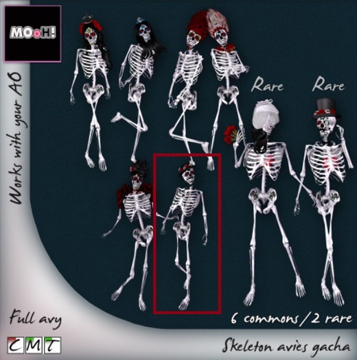 Second Life Marketplace - MOoH! Billy skeleton