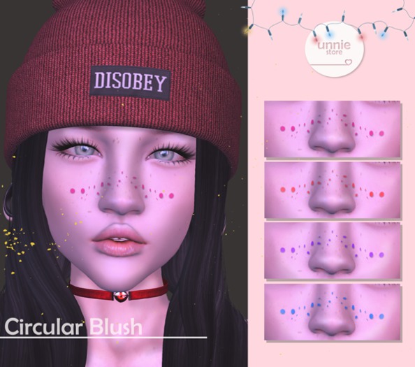 Second Life Marketplace - Unnie - Circular Blush (boxed) PINK