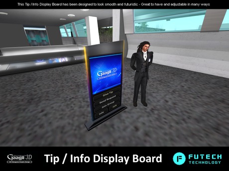 Second Life Marketplace - Gaagii - TIP / INFO DISPLAY BOARD