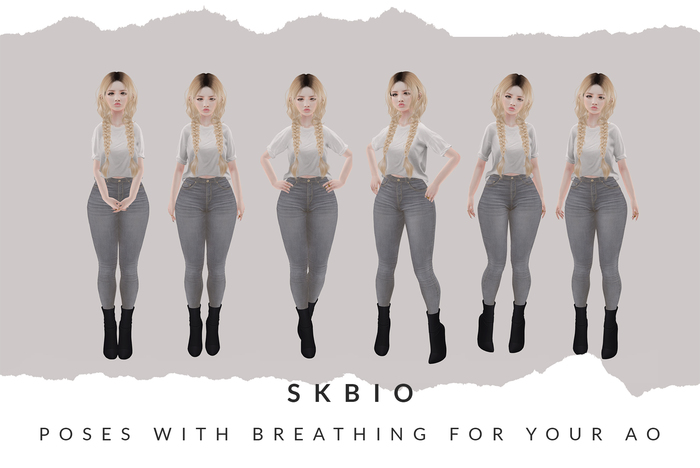 Second Life Marketplace - skbio - Maria 2.0 (poses with breathing ...