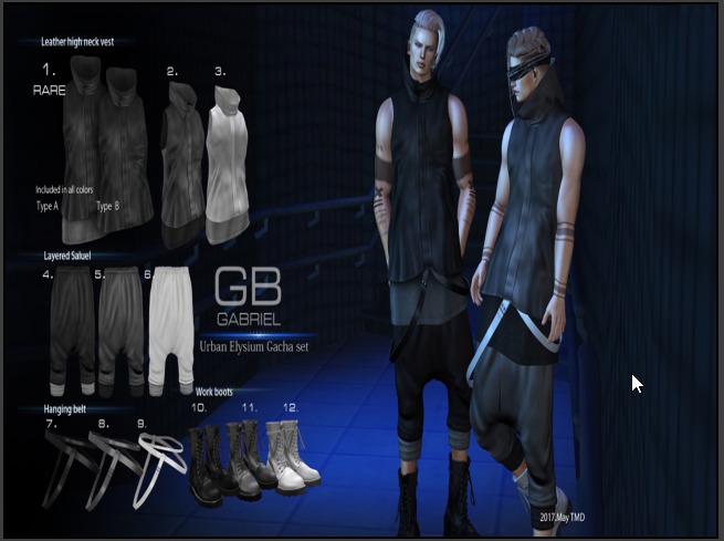 Second Life Marketplace - ::GB::Hanging belt (TMP) White