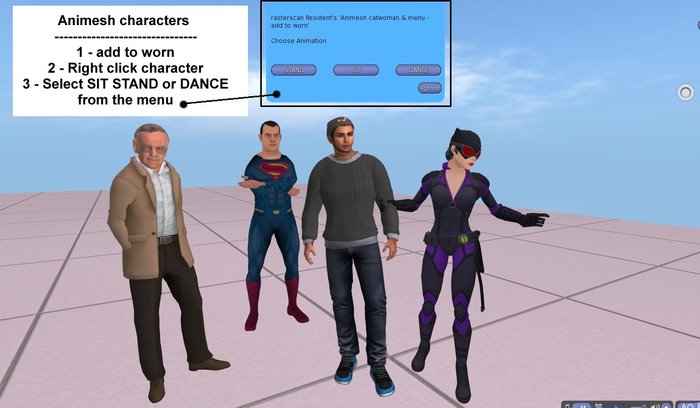 Second Life Marketplace - animesh characters - wearable - scripted with ...
