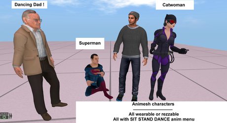 Second Life Marketplace - animesh characters - wearable - scripted with ...