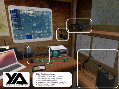 Second Life Marketplace - [YA] Satcom radio v1.0 [BOX]
