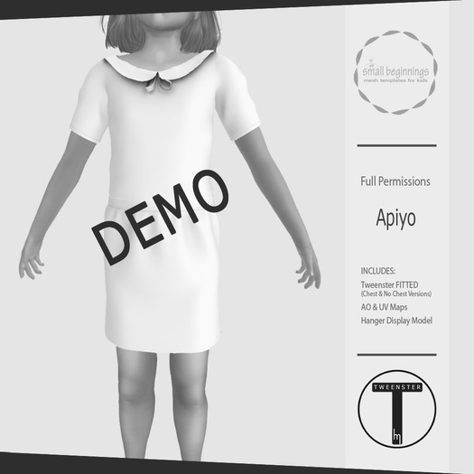 Second Life Marketplace - SB-TWEENSTER Apiyo Outfit (Fitted) - DEMO