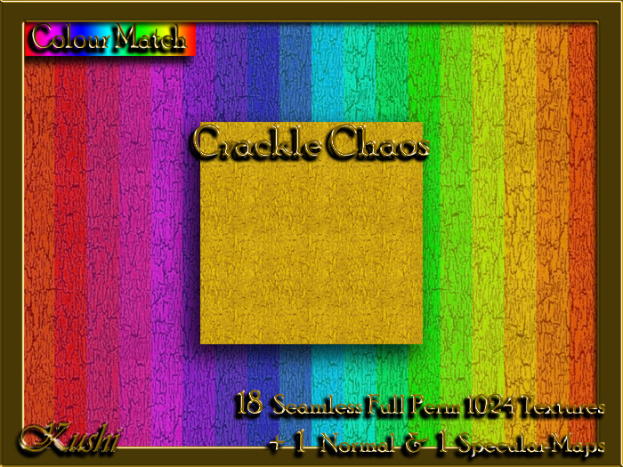 Second Life Marketplace - Crackle Chaos Textures