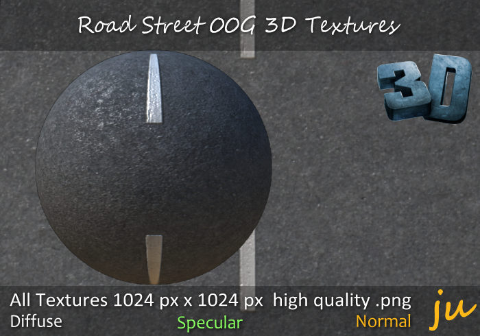 Second Life Marketplace - JU Road Street 00G 3D Textures Full Perm