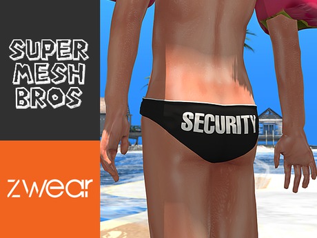 Second Life Marketplace - ZWEAR Security Speedos for SMB boys