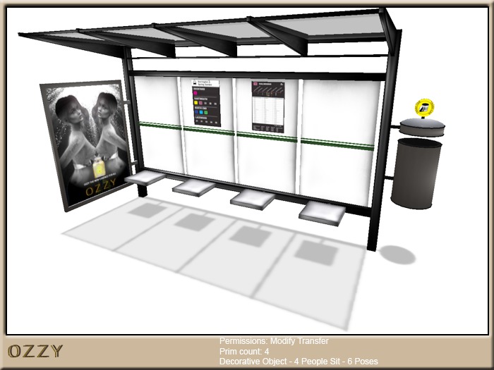 Second Life Marketplace - *$OZZY$* Stop Bus