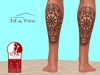 Second Life Marketplace - [Id4You] Tattoo Applier - Calf 37 (SLink)