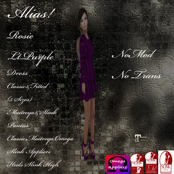 Second Life Marketplace - Alias! Rosie Lt. Purple *Boxed*