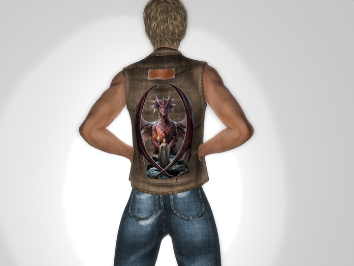 Second Life Marketplace - &ML& men's Shirt Altamura dragon for free ...