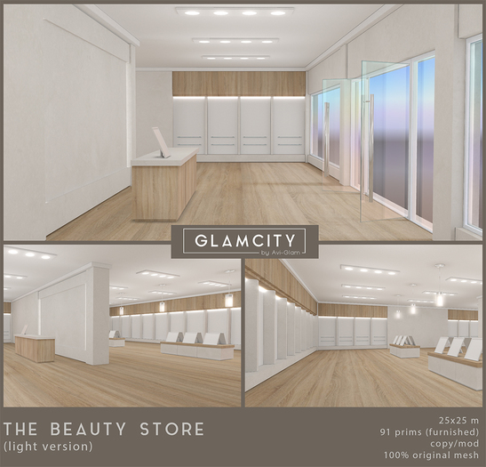 Second Life Marketplace - GLAMCITY // The Beauty Store (light)