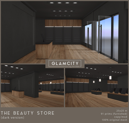 Second Life Marketplace - GLAMCITY // The Beauty Store (dark)