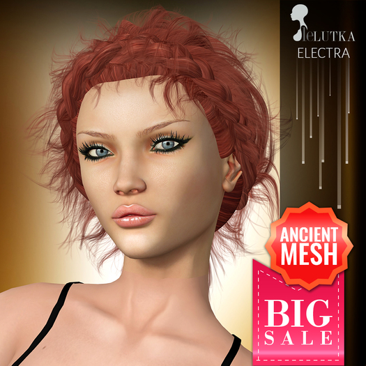 Second Life Marketplace - [LeLutka]-ELECTRA hair/Fatpack