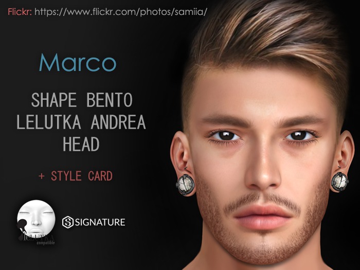 Second Life Marketplace - Samia - Lelutka Andrea Head - Marco Shape