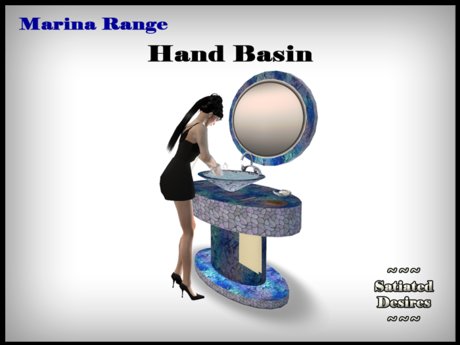 Second Life Marketplace - Satiated Desires: Marina Hand Basin. Animated ...