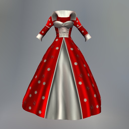 Second Life Marketplace - Red Winter Queen Belleza Dress