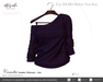 Second Life Marketplace - ~Nerido~ Camellia Sweater(Maitreya)-Lilac