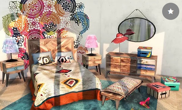 Second Life Marketplace - *MG* Bedroom decor rustic