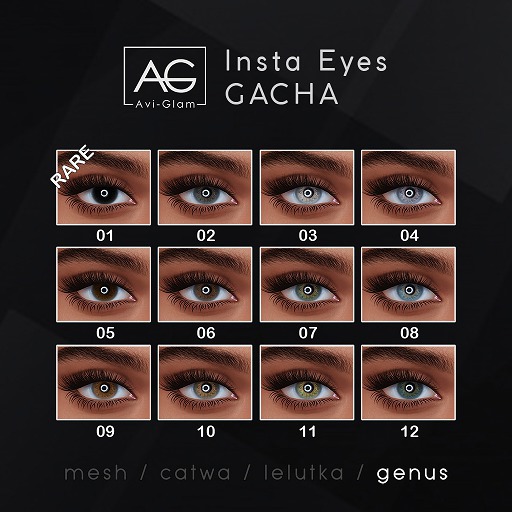 Second Life Marketplace - AG. Insta Eyes Gacha - Genus - 03