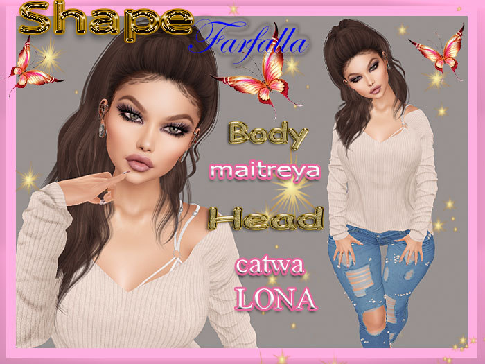 Second Life Marketplace - Shapes - 30 For Catwa Lona Bento