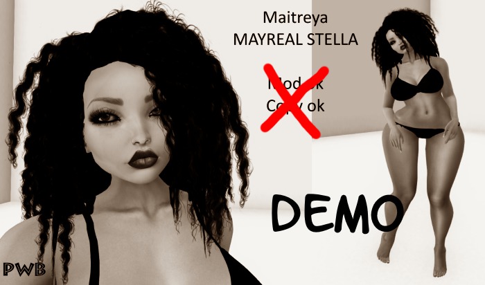 Second Life Marketplace - PwB - Beth Shape DEMO - MAYREAL - STELLA / Maitreya