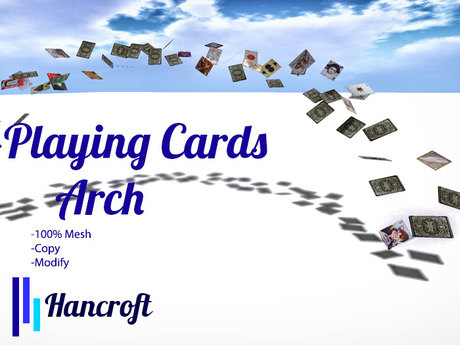 Second Life Marketplace - Hancroft Playing Card Arch