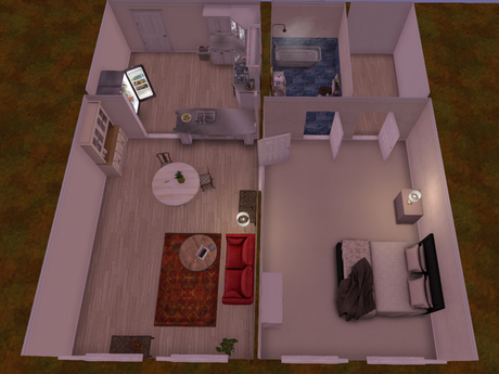 Second Life Marketplace - [cloudBottle] 1 Bedroom skybox apartment ...