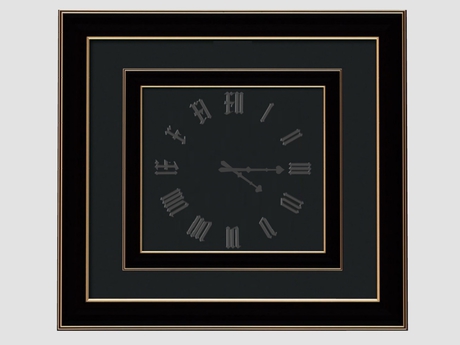Second Life Marketplace - Clock Wall Black & Gold 1