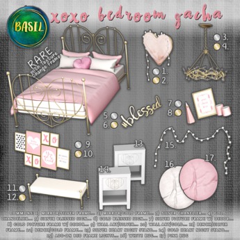 Second Life Marketplace - .BASIL. Gold Chandelier (rez me) - common 4