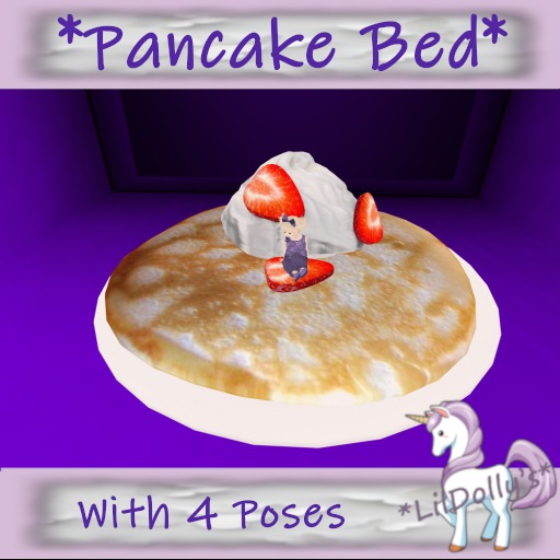 Second Life Marketplace - *LilDolly's* Pancake Bed with 4 Poses