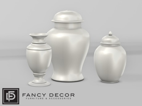 Second Life Marketplace - Fancy Decor: Prescott Vases