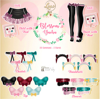 Second Life Marketplace - Luas Blossom Top Garnet